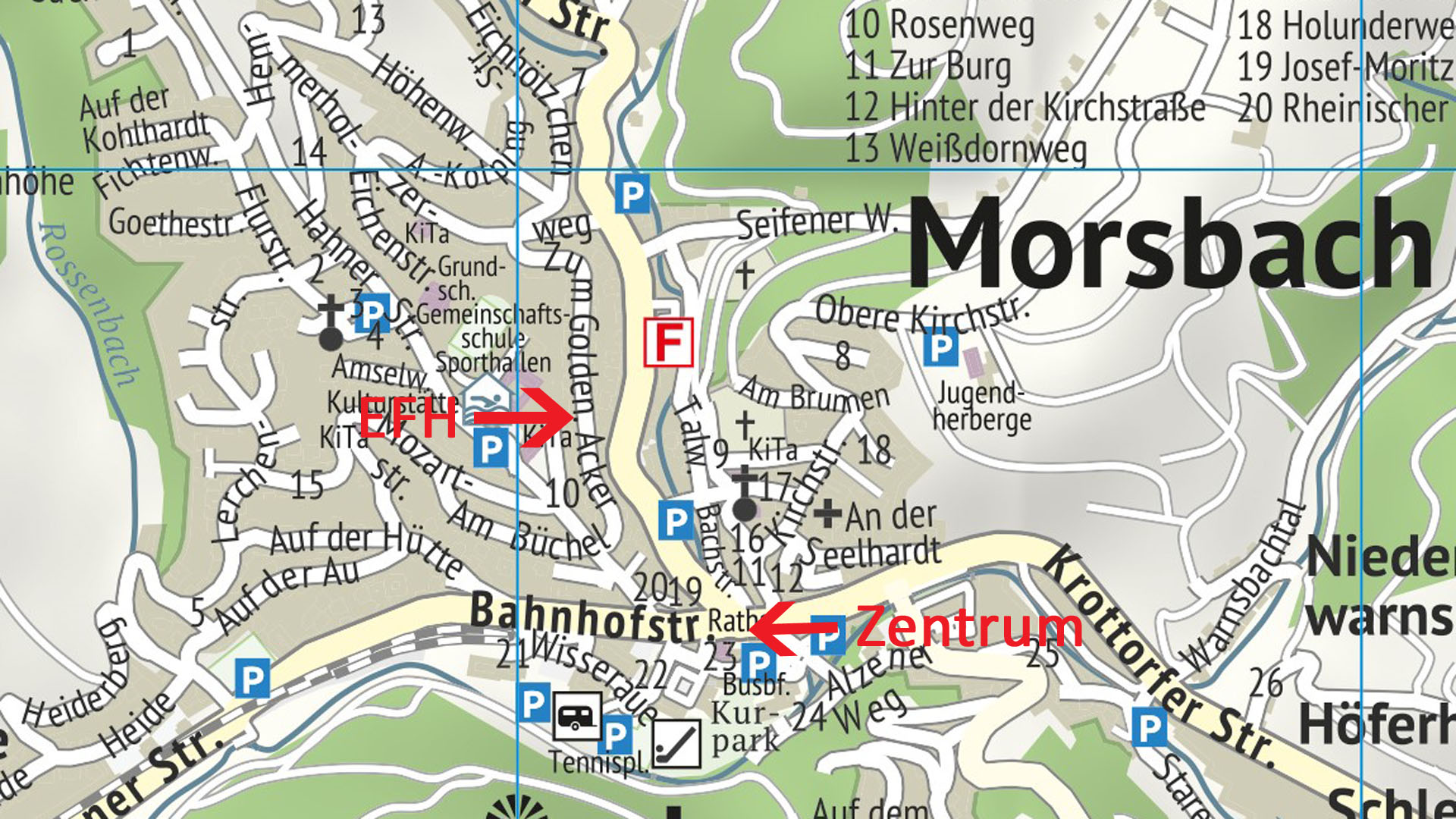 Wohnhaus, Morsbach: Massives Hinterhaus mit separatem Eingang und Terrasse